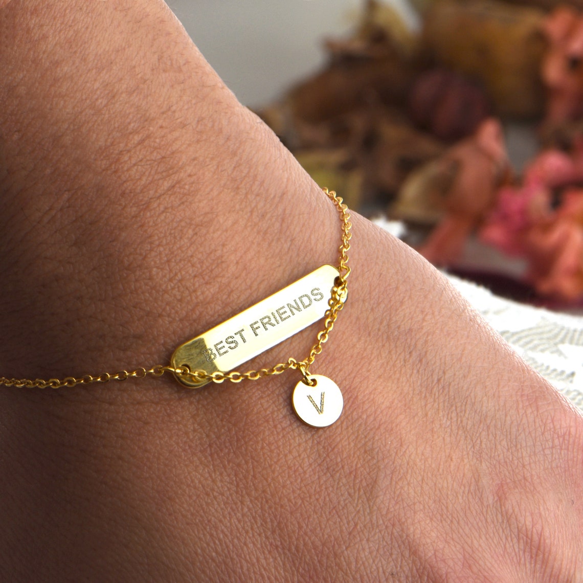 Best Friend Bracelet Gift Idea Best Friend Jewelry Birthday Gift BFF ...