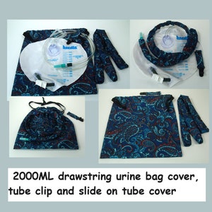 Catheter Bag Cover With Tube Cover, 2000 Ml Cover, Urine Bag Cover, and ...