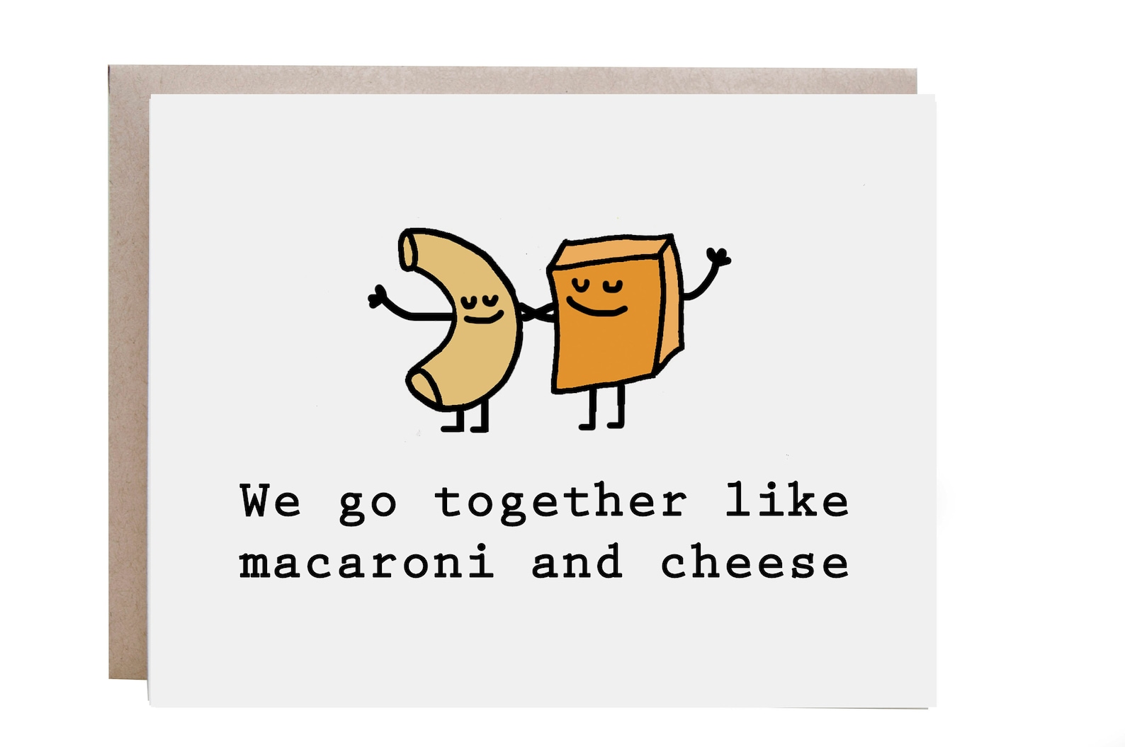 Mac and Cheese Card Mac and Cheese Love Card - Etsy