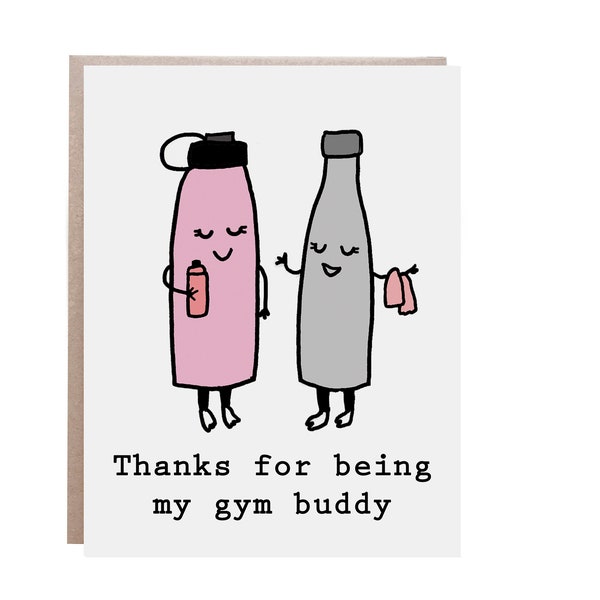 Gym Thank You Card - Etsy