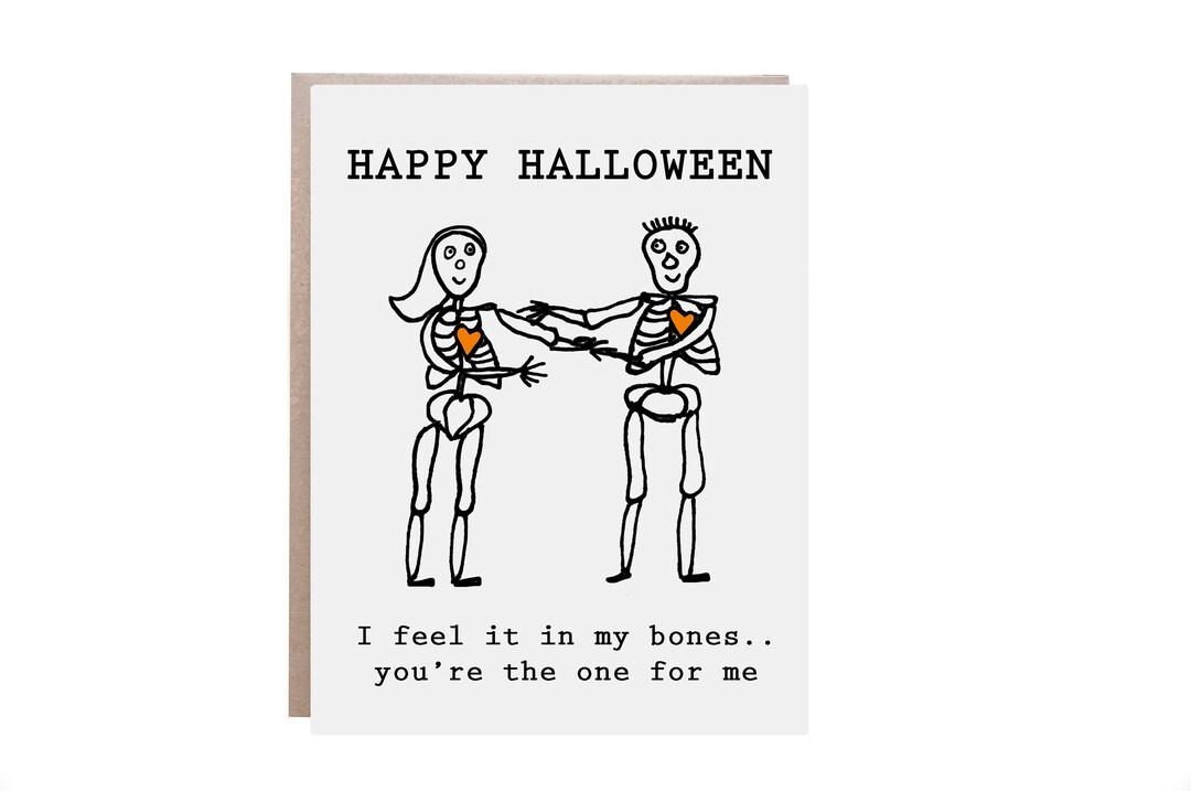 Husband Halloween Card, Wife Halloween Card, Boyfriend Halloween Card ...