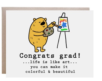 Graduation Card Congratulations on Your Graduation Pun Card - Etsy