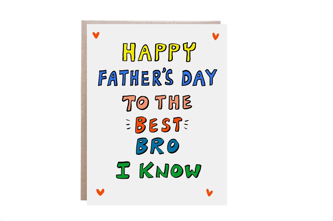 Father's Day Card for Brother, Brother Card, Brother Father's Day ...