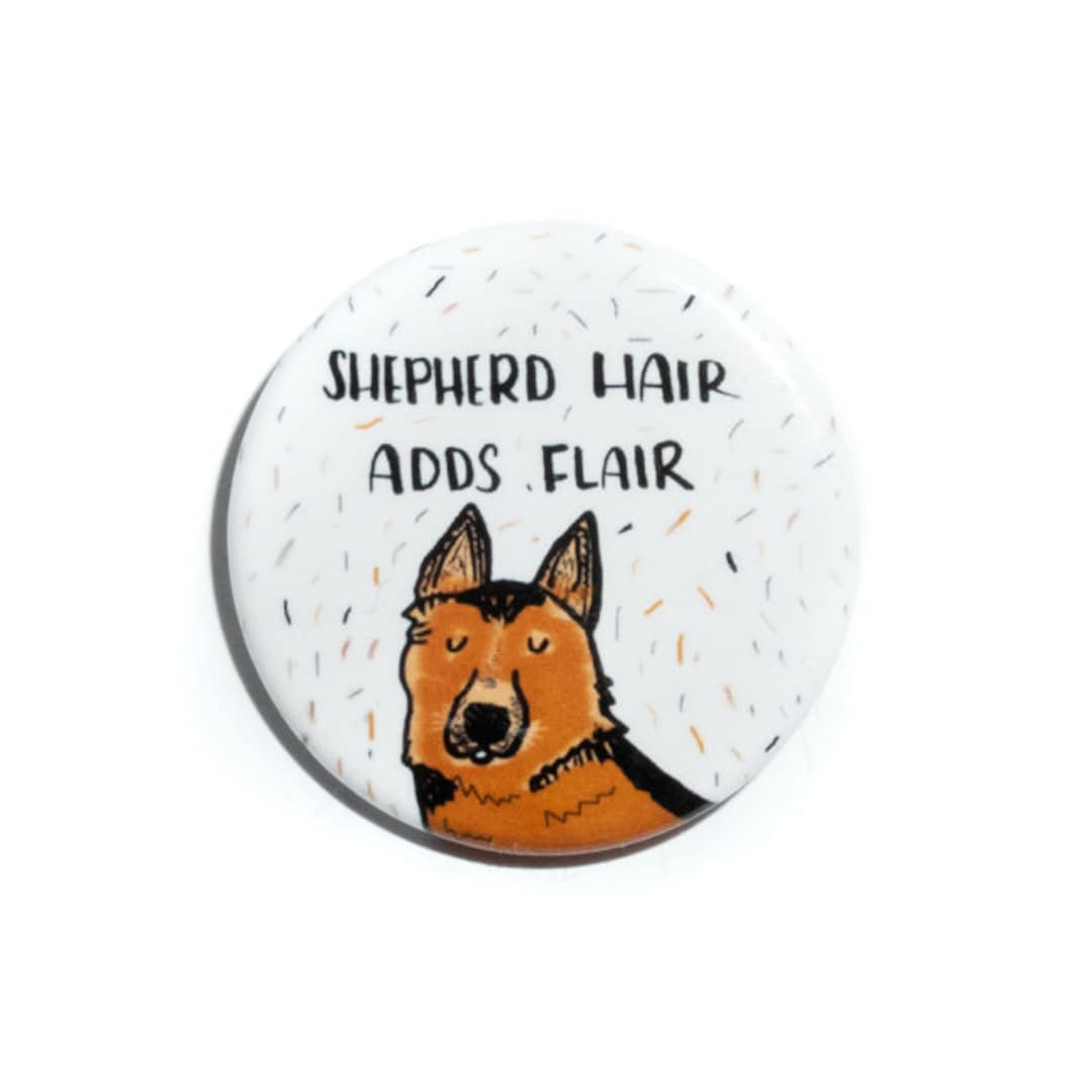 German Shepherd Pin, German Shepherd, Pinback Button Pin, Shepherd ...