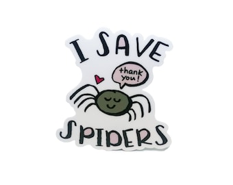 Spider Sticker | Etsy