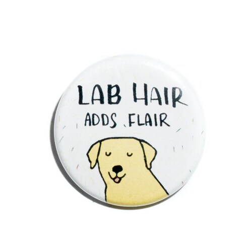 Yellow Lab Pin Labrador Retriever Pinback Button Pin Lab | Etsy