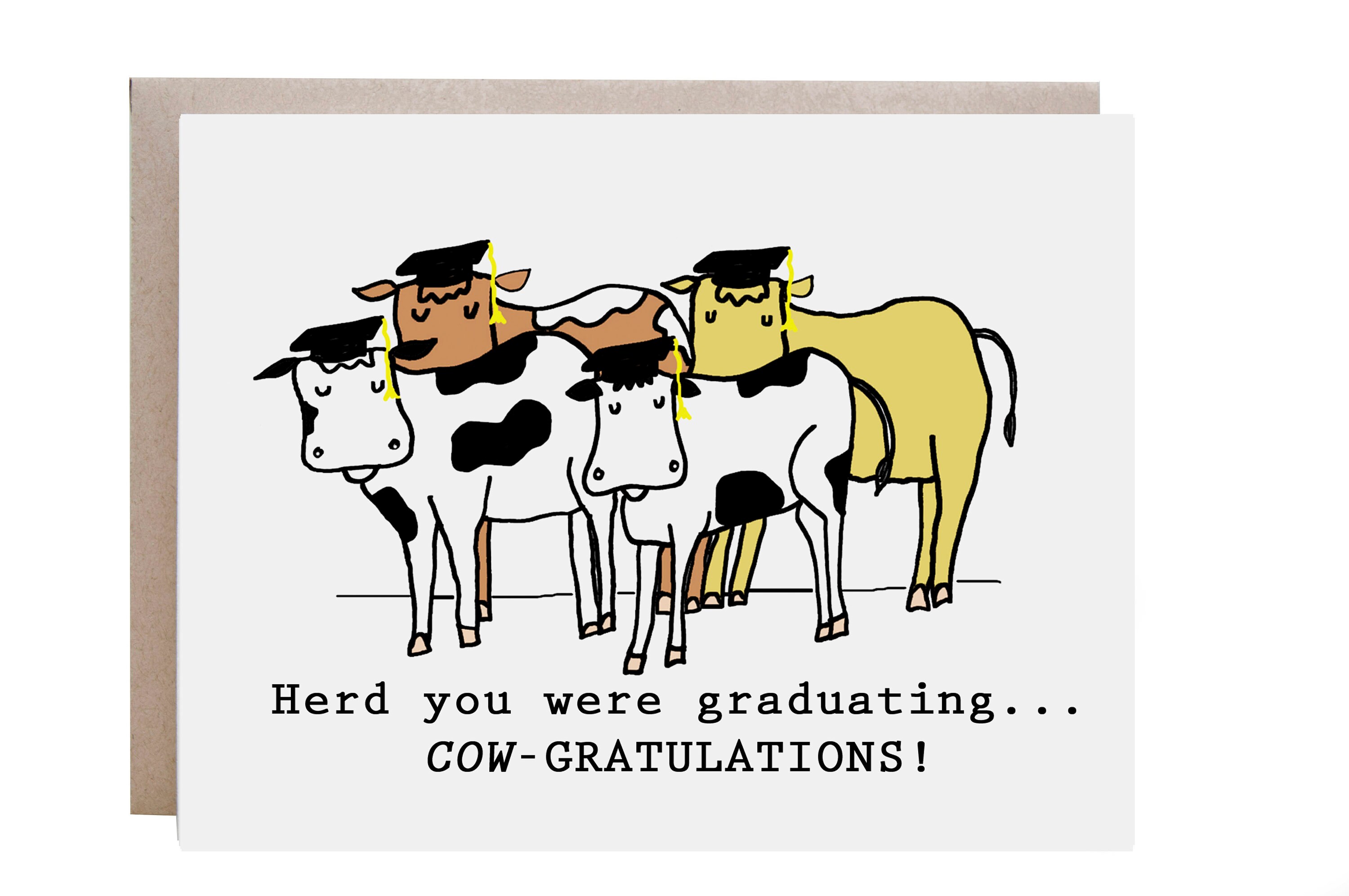 Graduation Card, Congratulations on Your Graduation, Pun Card, Pun ...