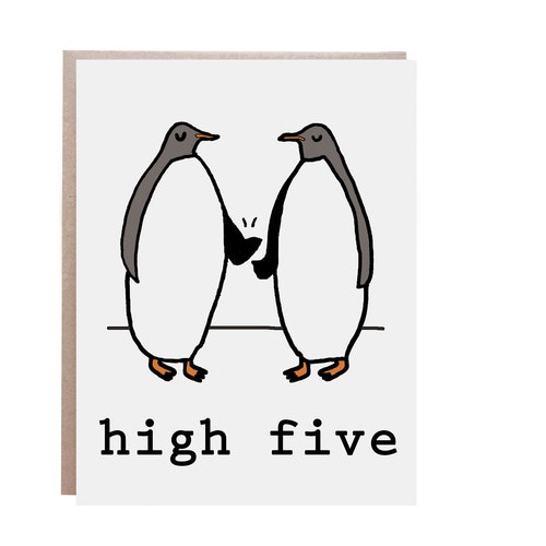 High Five Graduation Card Congratulations Graduation Good - Etsy