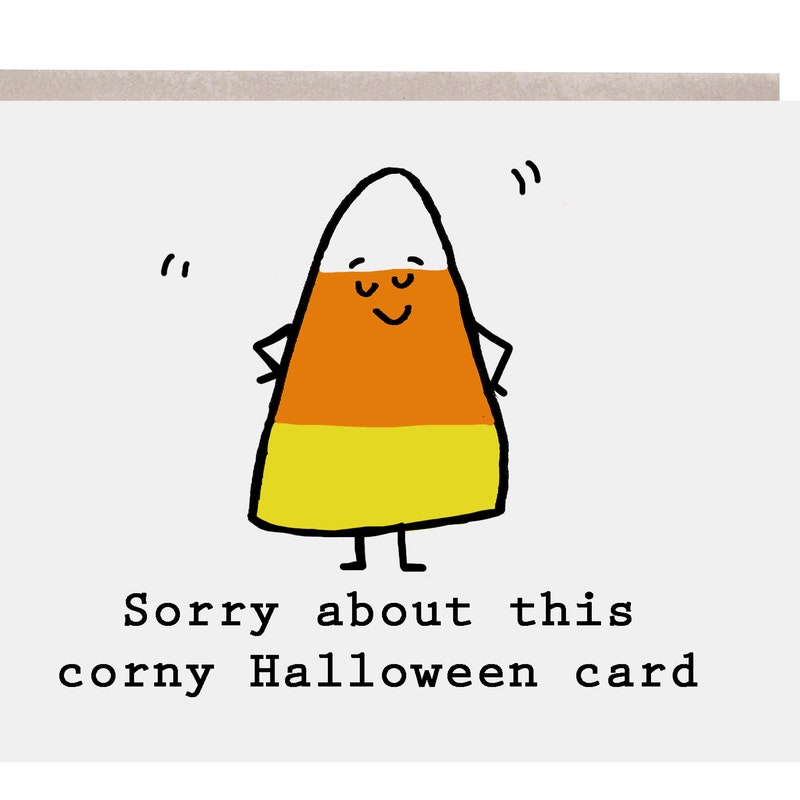 Funny Halloween Card - Etsy