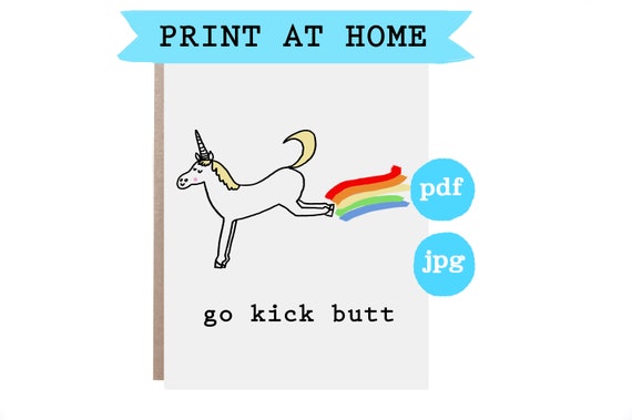 Support Card Kick Butt Card Digital Download Card Instant | Etsy