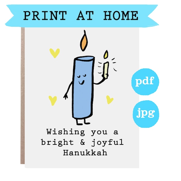 Hanukkah Card - Etsy