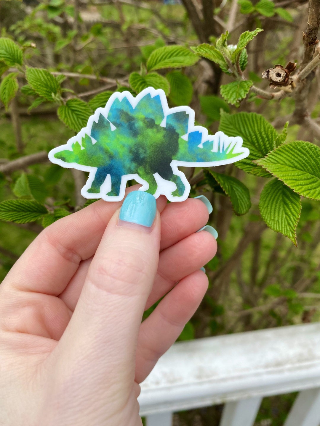 Dinosaur Sticker - Stegosaurus - Vinyl Weatherproof Sticker - 2 or 3 ...