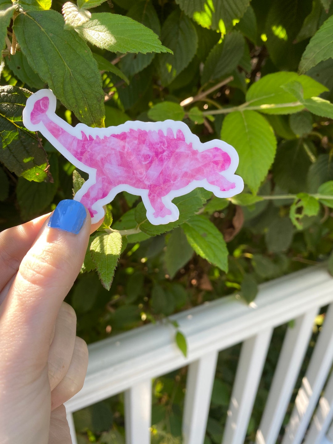 Dinosaur Sticker - Ankylosaurus - Vinyl Weatherproof Sticker - 3 Inches ...
