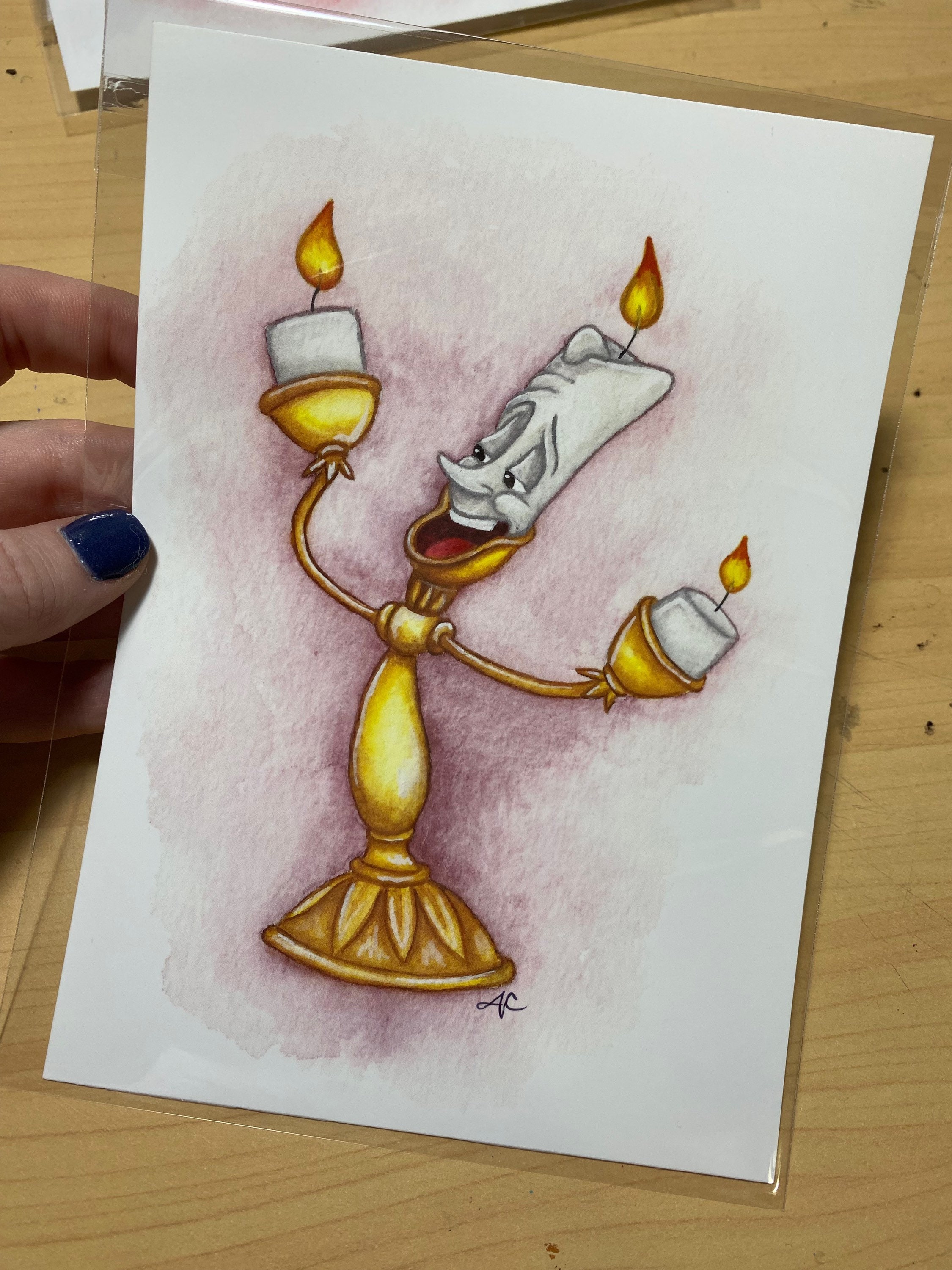 Beauty And The Beast Lumiere Drawing