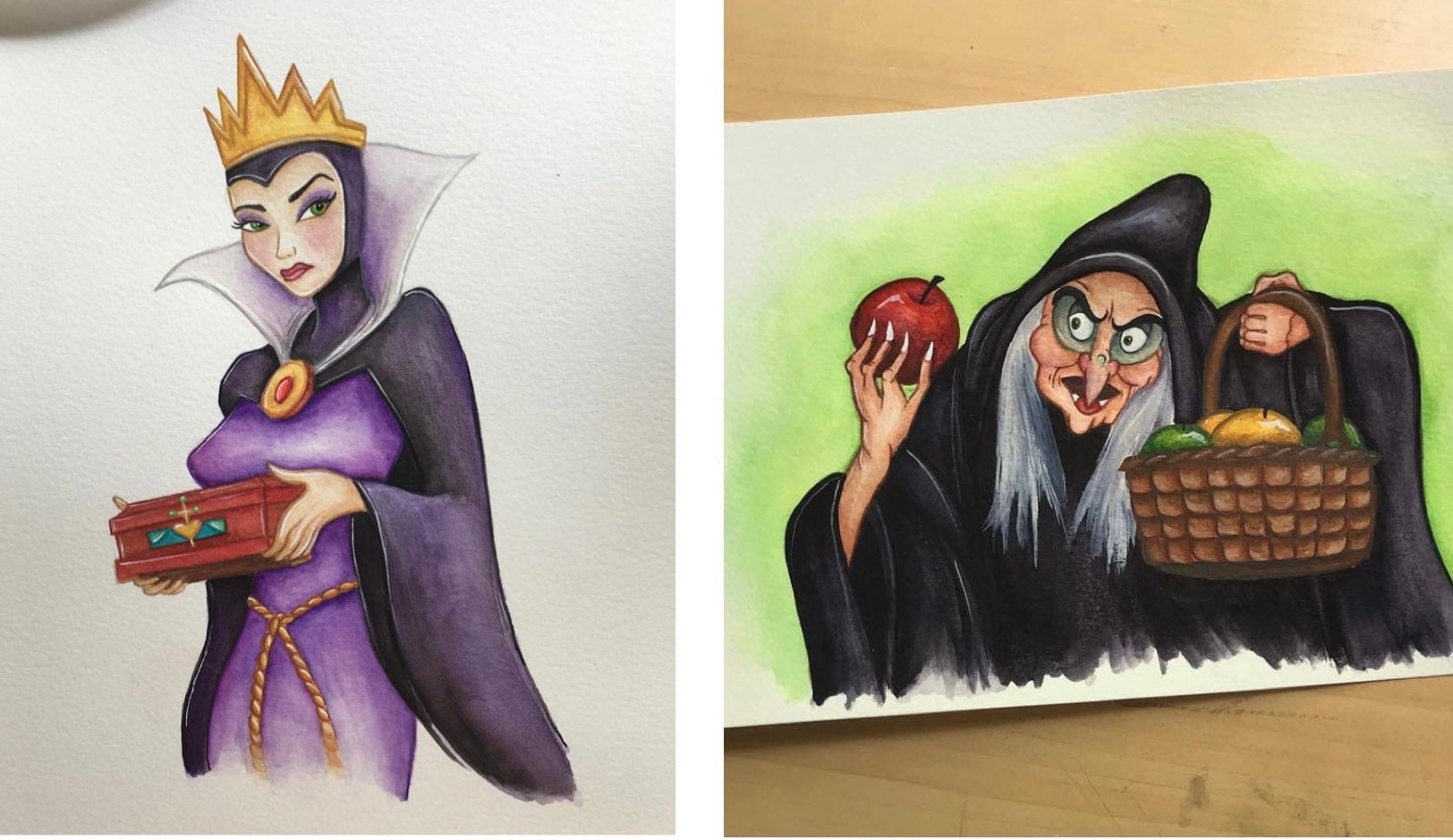 Evil Queen Snow White Drawing