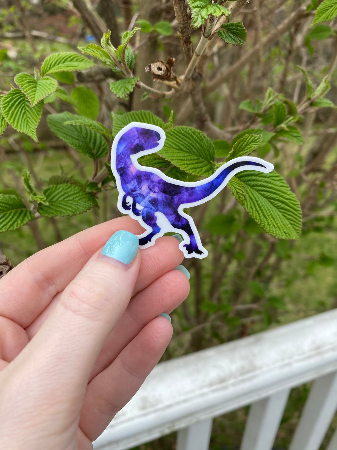 Dinosaur Sticker - Velociraptor - Vinyl Weatherproof Sticker - 2 and 3 ...