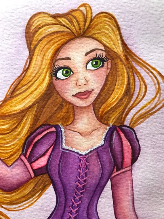 Disney Tangled Rapunzel Drawing