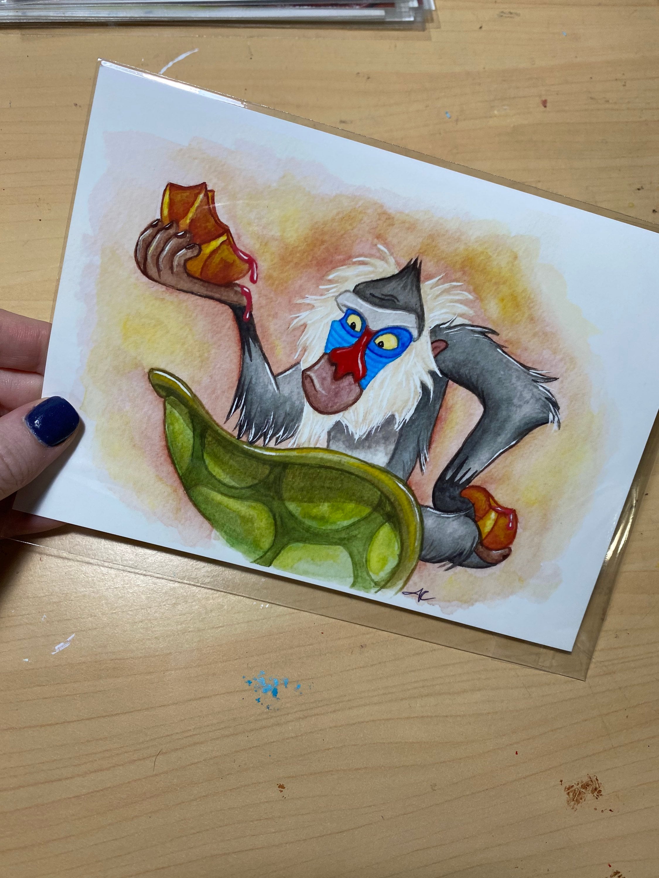 Lion King Rafiki Drawing