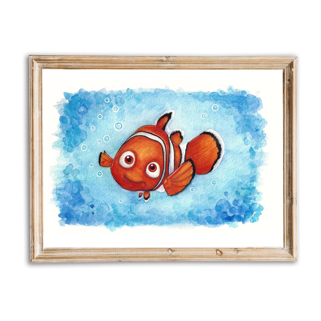 Finding Nemo - Watercolor Painting - Print - Etsy