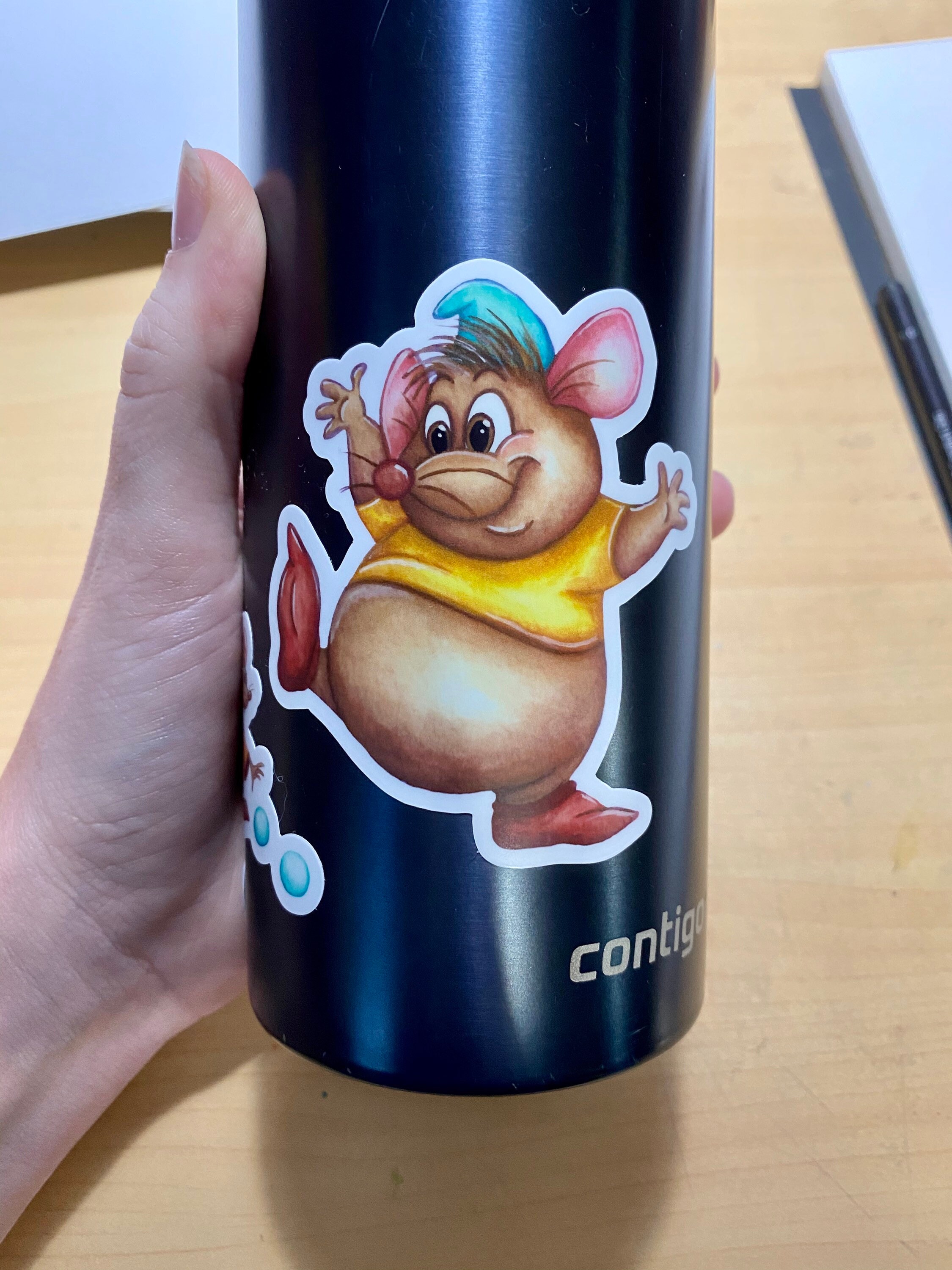 Cinderellas Gus Gus Watercolor Sticker 3inch | Etsy