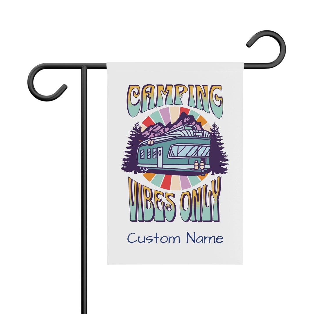 Custom Camping Banner, Camp Banner, Custom Camper Banner, Personalized ...