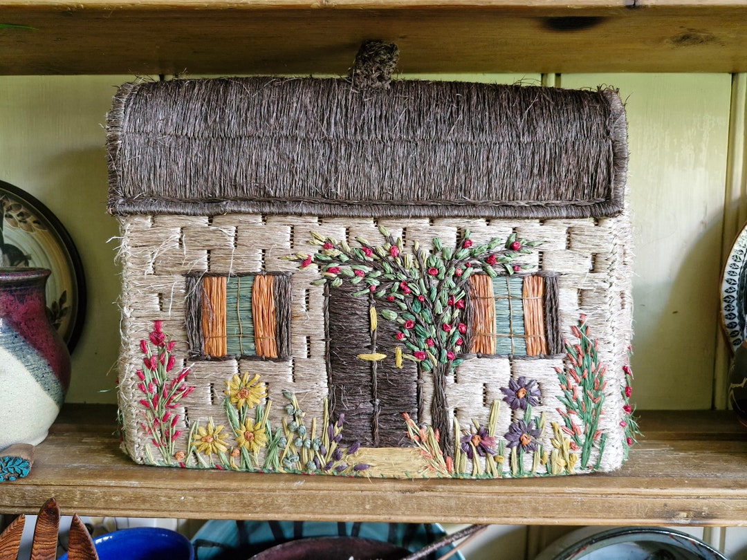 Vintage Rafia Cottage and Garden Flowers Tea Cosy - Etsy