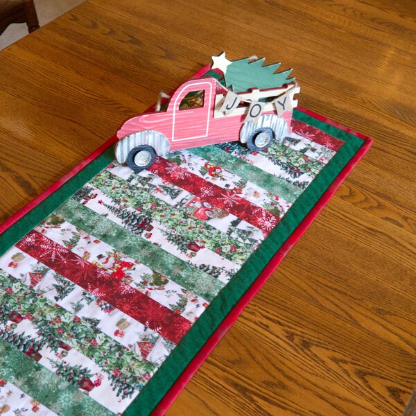 Red Truck Table Runners - Etsy