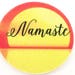 Namaste Sunset Yoga Cup Holder Coasters Set of Two Super - Etsy
