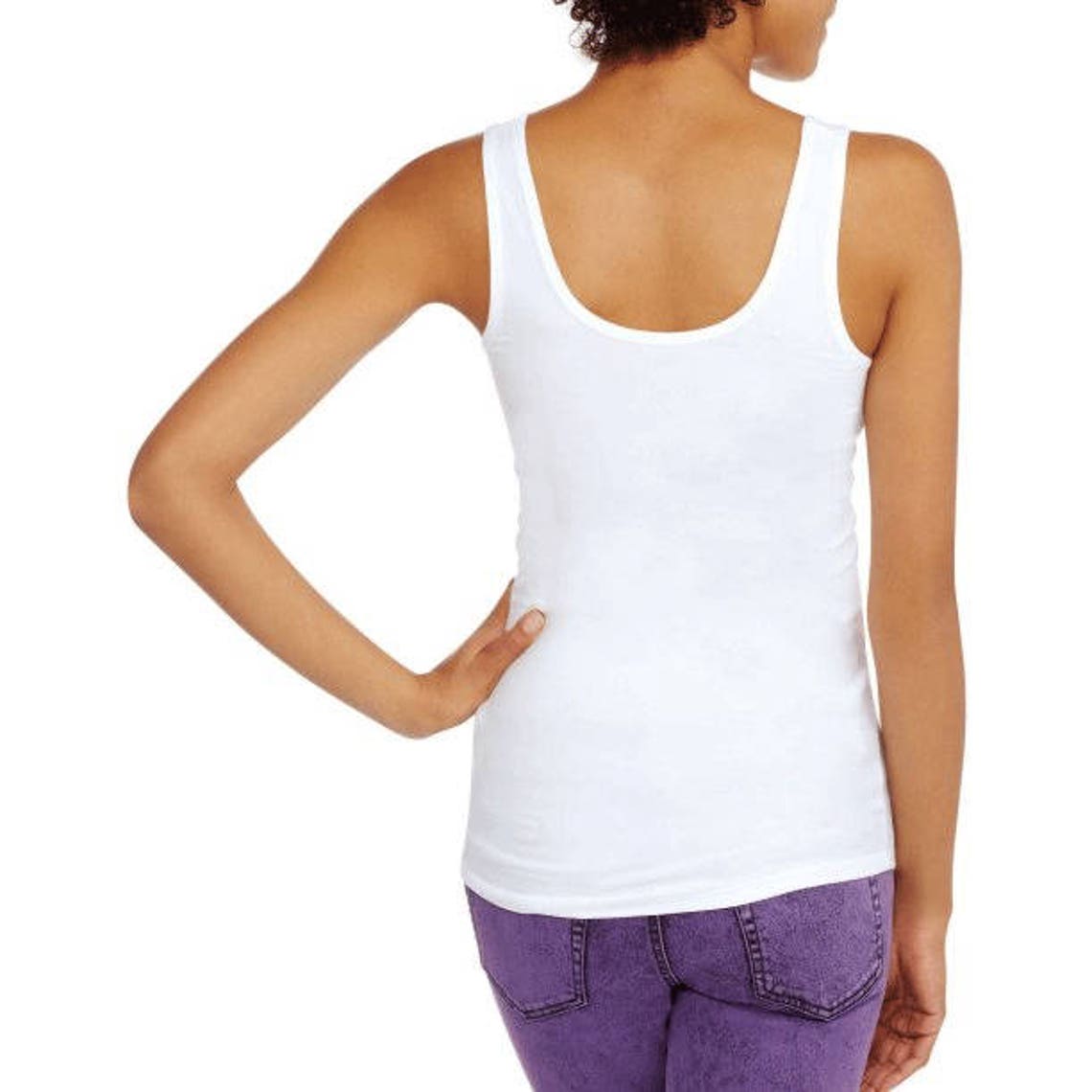 Wanderlust White Tank Top Soft Jersey Fabric Wanderlust - Etsy