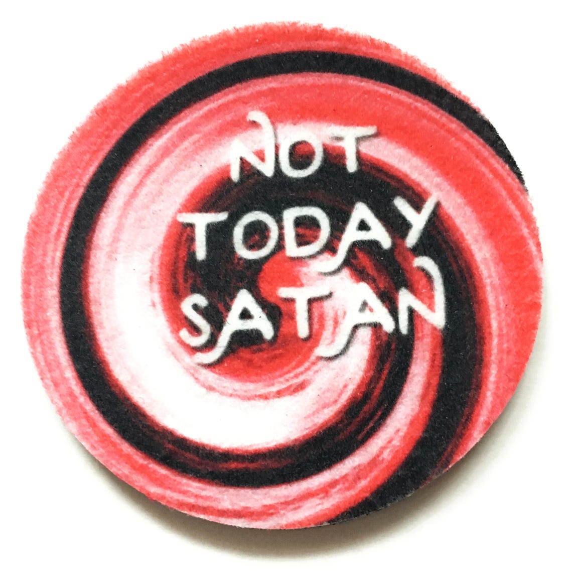 Not Today Satan Car Coasters for Your Car's Cup Holder | Etsy