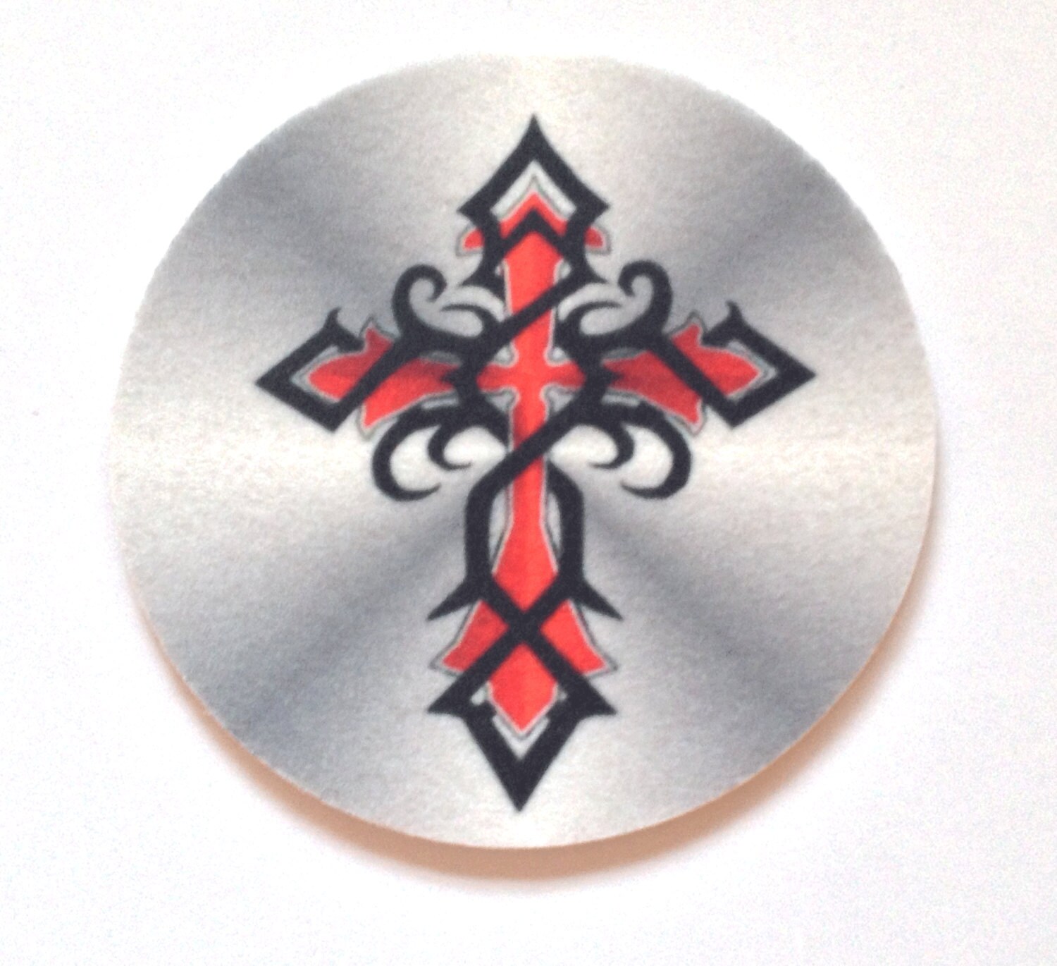 Cross Coasters Two Coasters Absorbent Coasters Green - Etsy