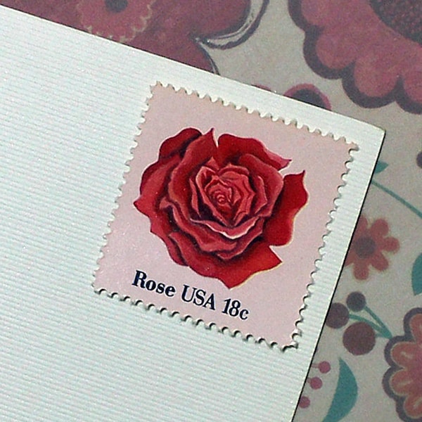 Rose Stamp - Etsy
