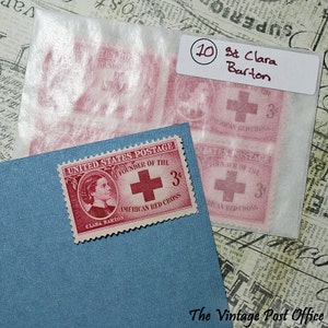 Vintage Unused US Postage Stamp 3c Clara Barton American Red Cross 1948 ...