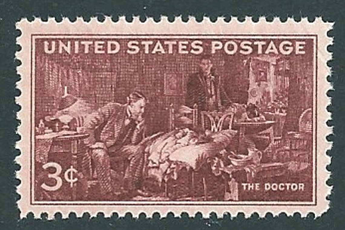Vintage Unused US Postage Stamp 3c THE DOCTOR Stamp Issue of 1947 ...