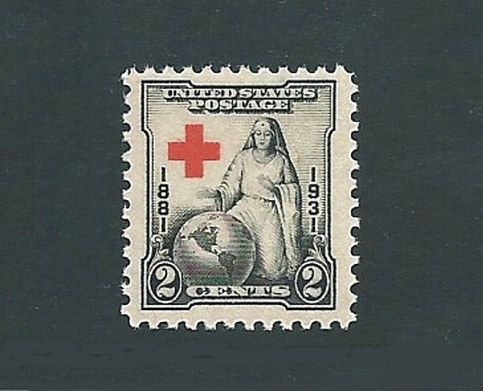 Vintage Unused US Postage Stamp 2c American RED CROSS Issued | Etsy