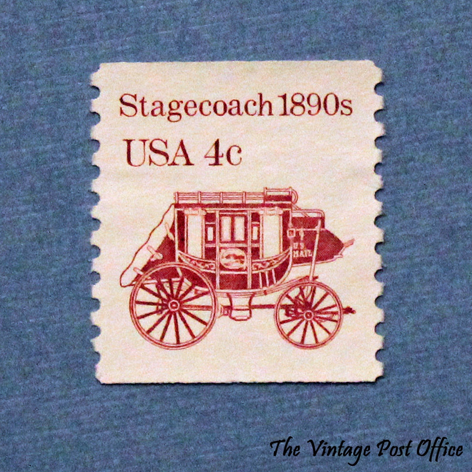 Ten 4c Stagecoach .. Vintage Unused US Postage Stamps .. | Etsy