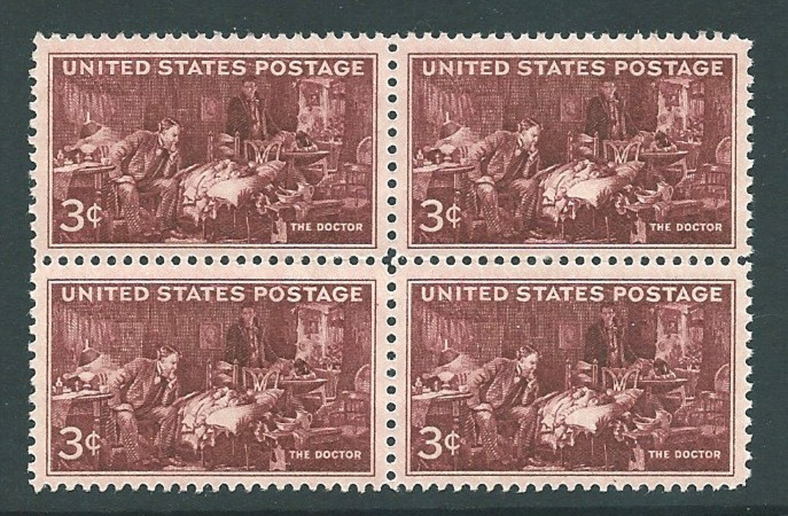 Vintage Unused US Postage Stamp 3c THE DOCTOR Stamp Issue of - Etsy