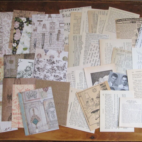 Scrapbook Pieces - Etsy