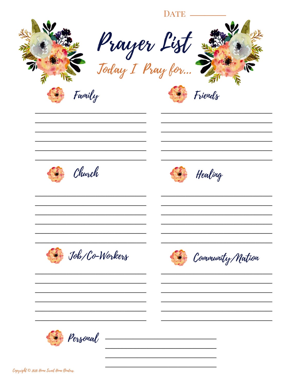 52 Page Bible Study Journal Printable (digital Download) - Etsy