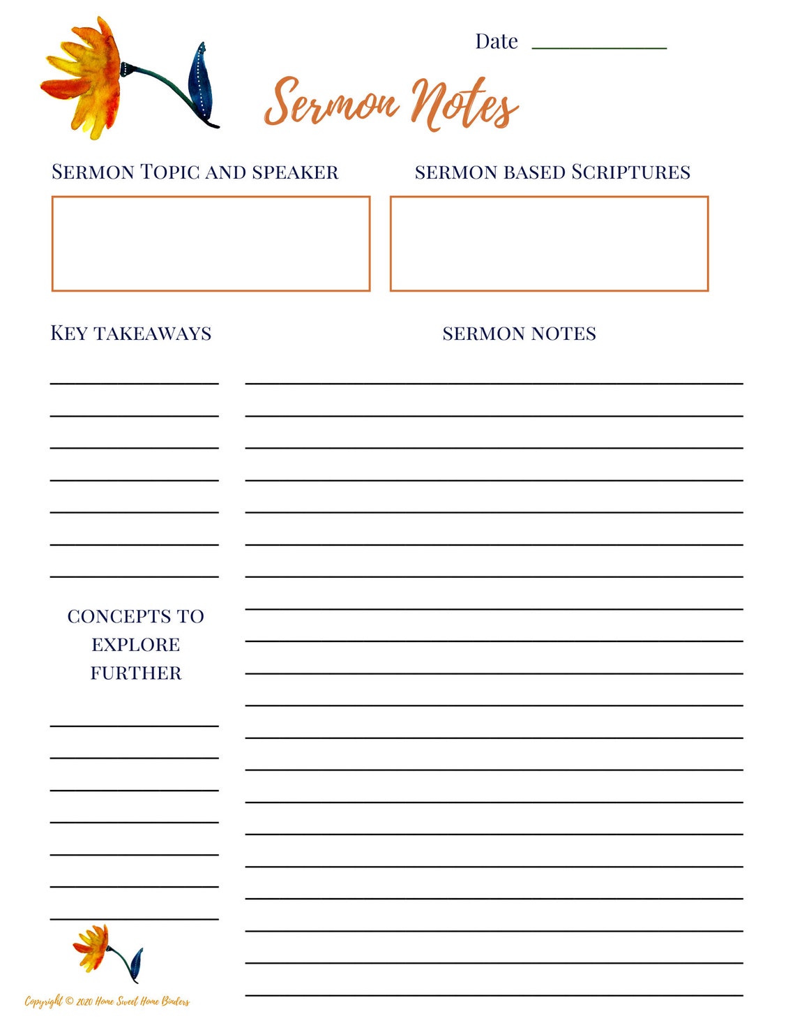 52 Page Bible Study Journal Printable (digital Download) - Etsy