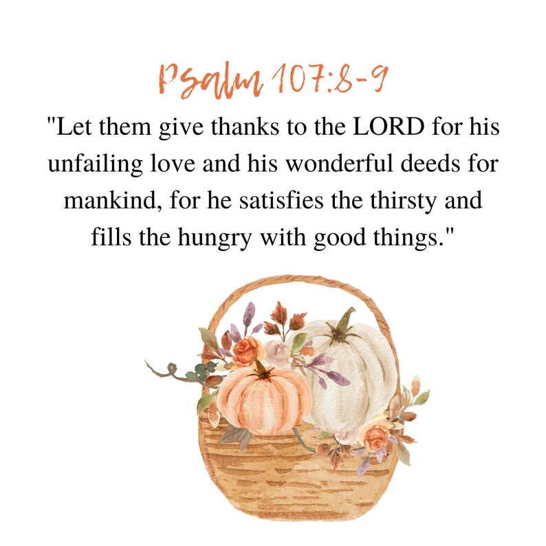 30 Days of Printable Bible Verses Cards of Gratitude for Thanksgiving ...