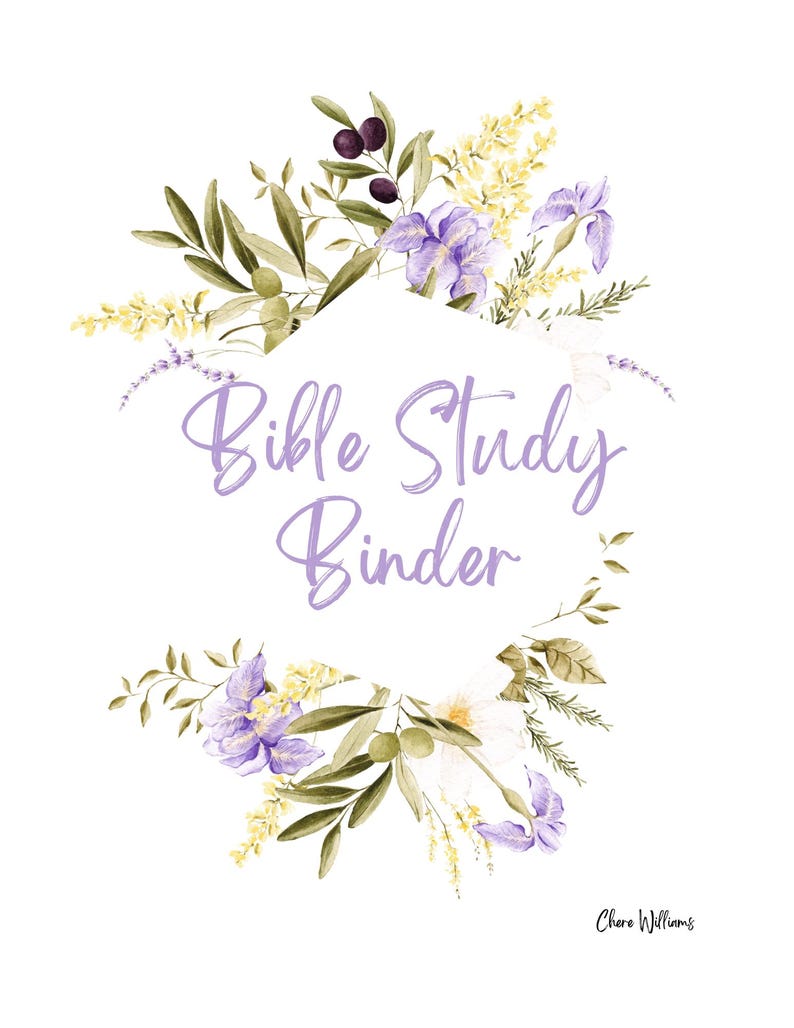 Faith Journey Companion: 37-page Comprehensive Bible Study Binder - Etsy