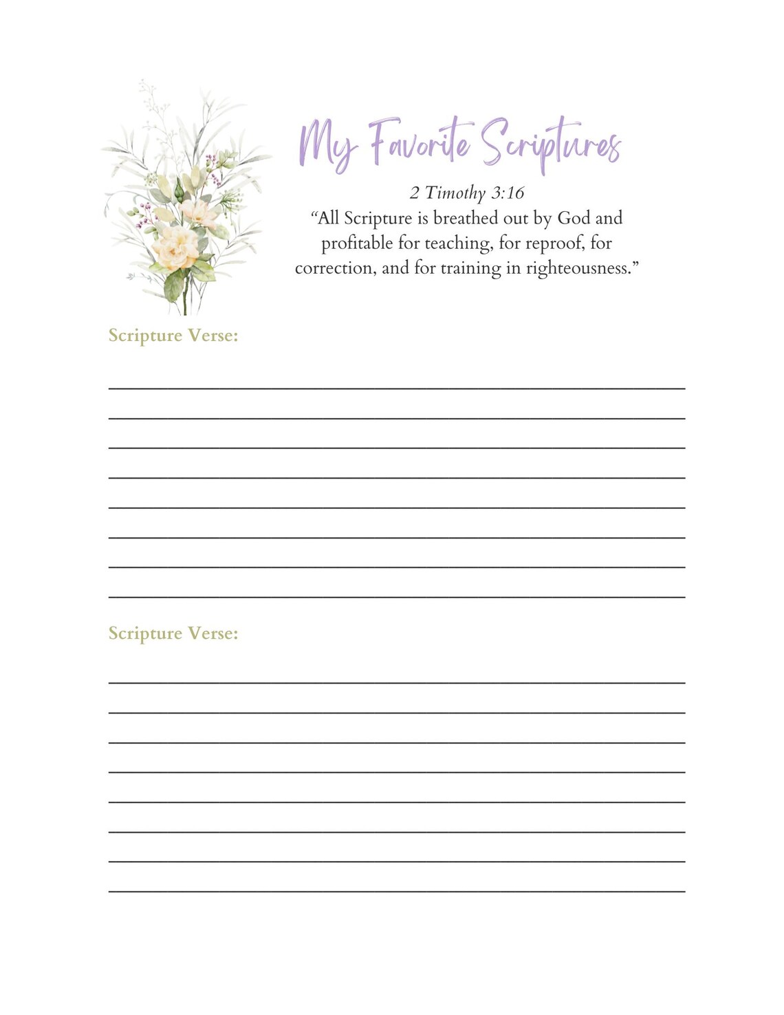 Faith Journey Companion: 37-page Comprehensive Bible Study Binder - Etsy