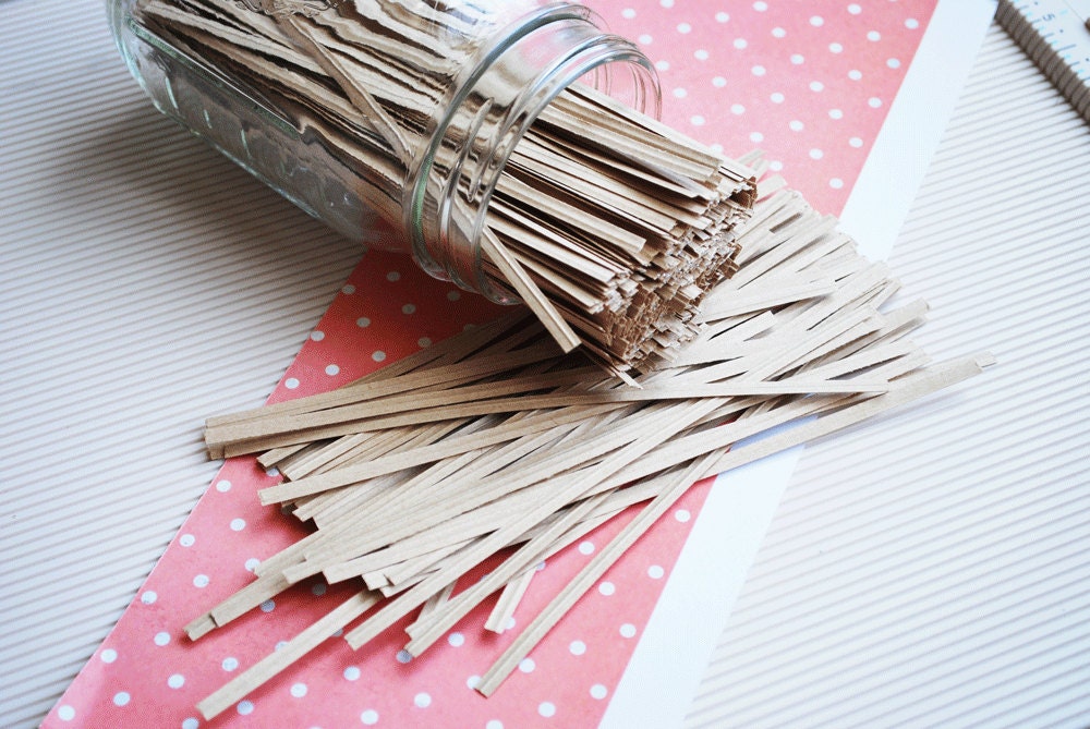 Kraft Paper Twist Ties 6 Inches 50 Pieces - Etsy