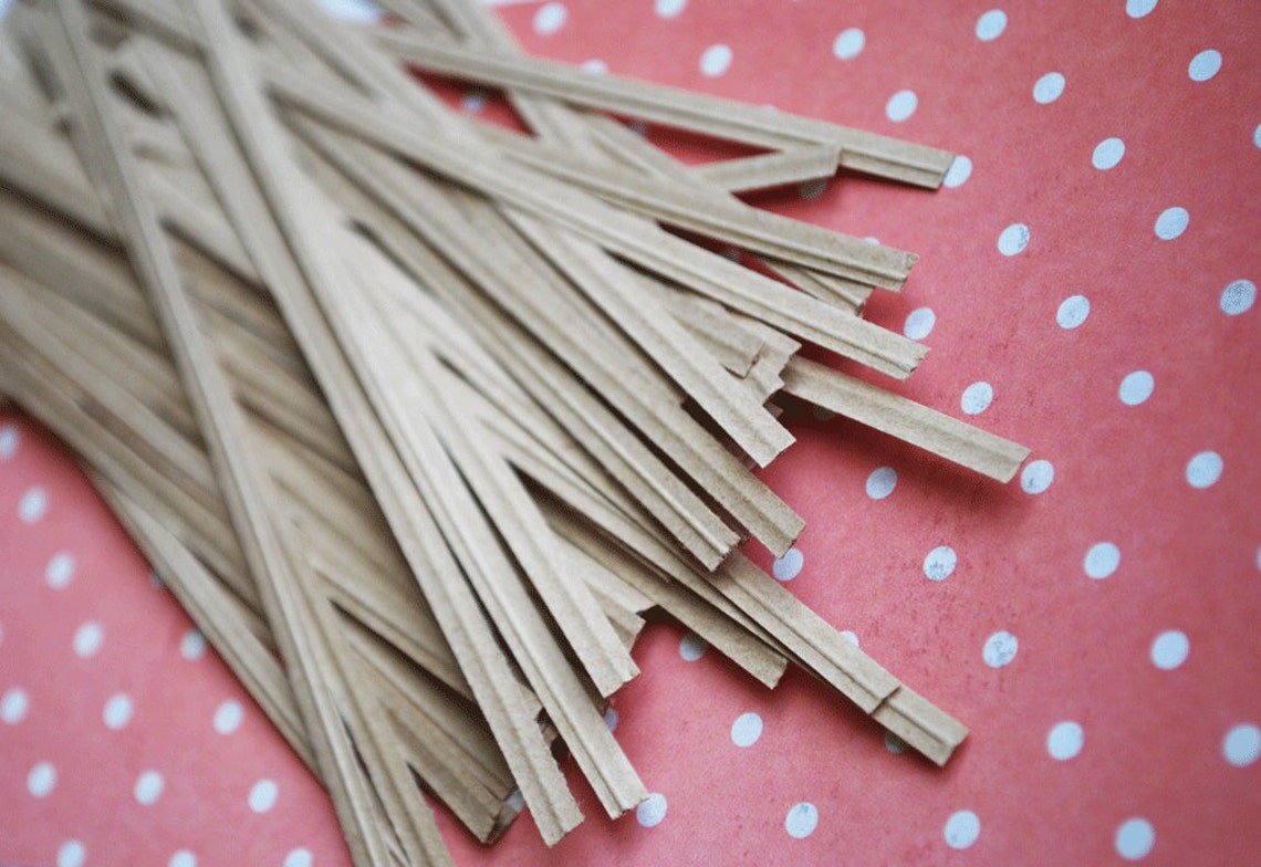 Kraft Paper Twist Ties 6 Inches 50 Pieces - Etsy