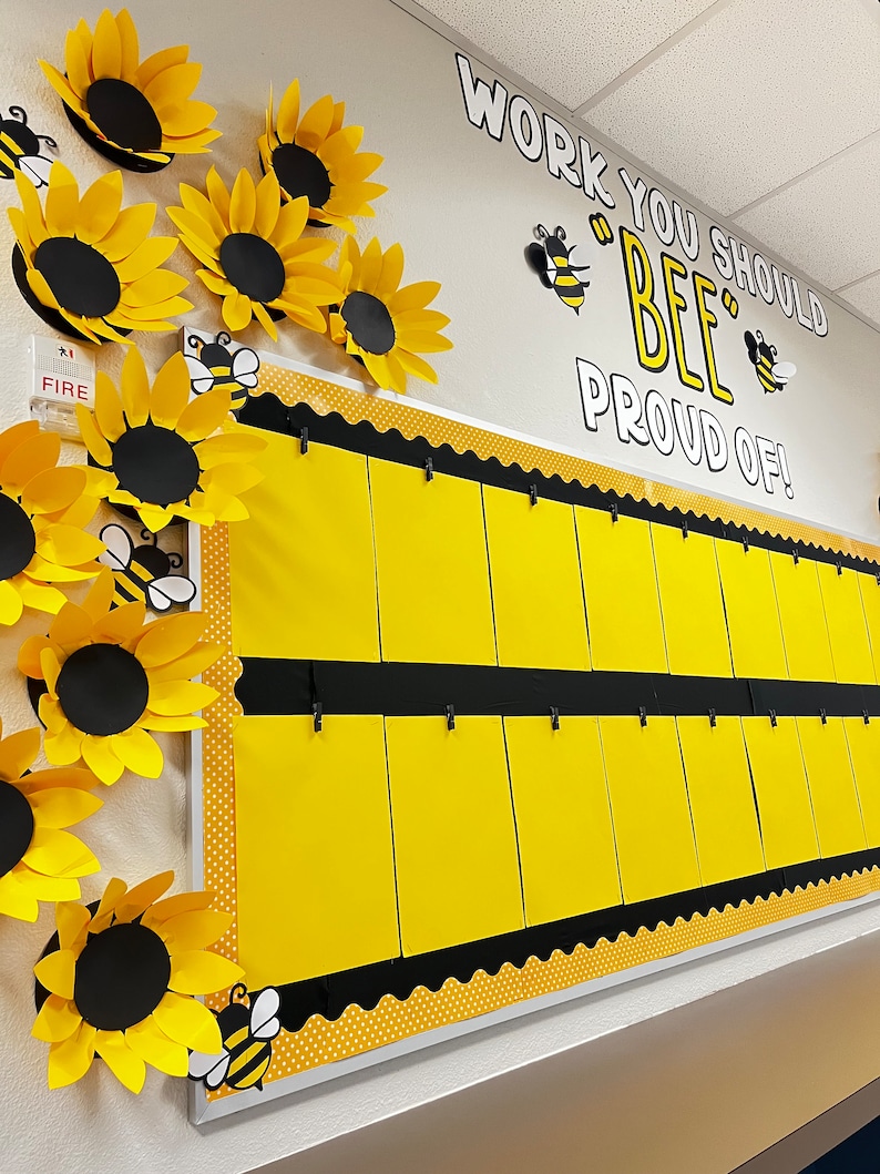Bumble Bee Bulletin Board Cut Files - Etsy
