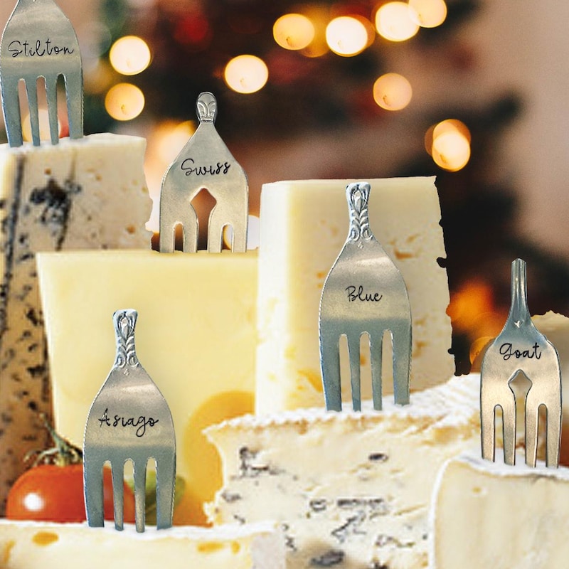 Stamped Fork Cheese - Etsy