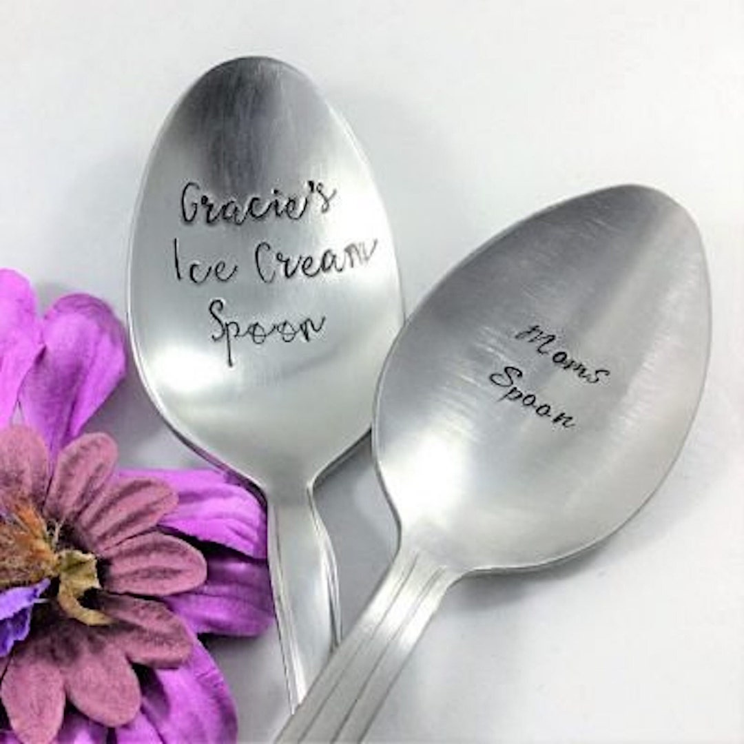 Customize Special Stamped Spoon, Personalize, Special Date, Newlywed ...