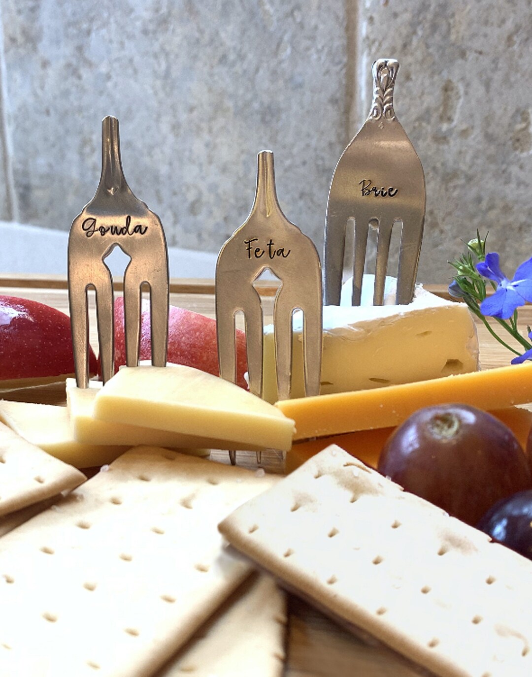 Charming Custom Cheese Marker Forks Meat Label Forks - Etsy