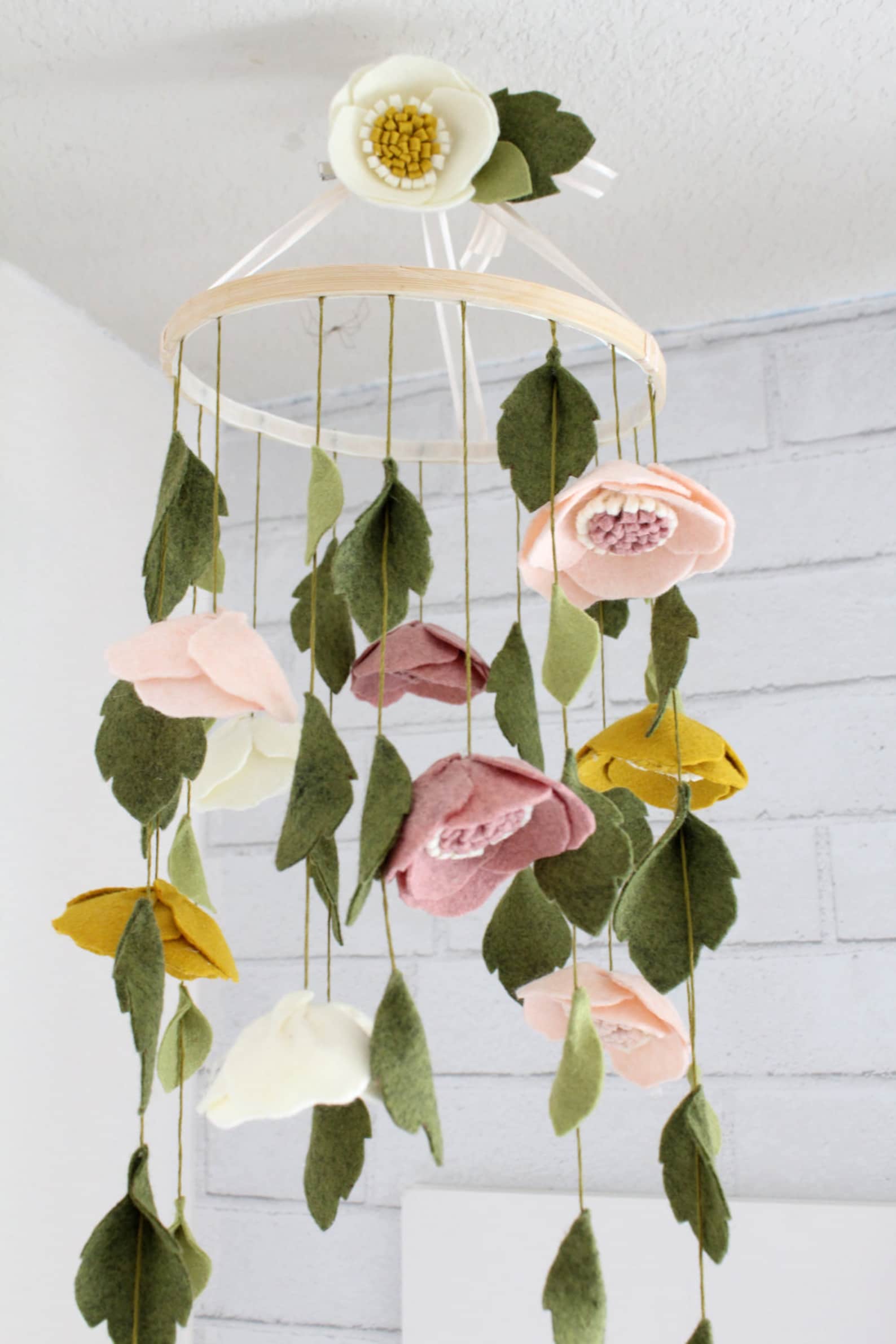 Coordinating Baby Girl Mobile & Monogram Letter Set Nursery | Etsy